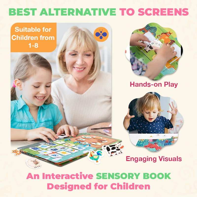 Montessori Tree - BeezyBook - Interactive Sensory Book for Children